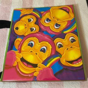 Lisa Frank | Accessories | Lisa Frank Bananigans Monkey Binder Trapper ...